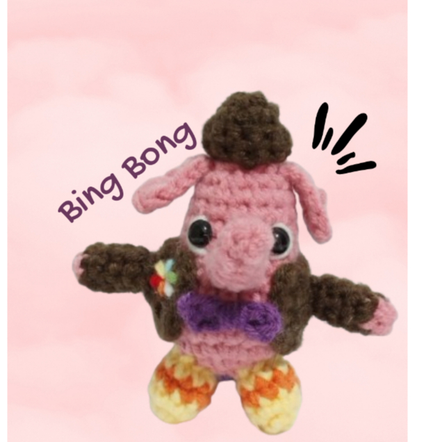 Jual Boneka Rajut Amigurumi Bing Bong | Shopee Indonesia