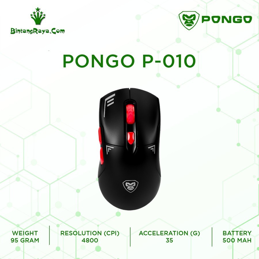 Jual MOUSE WIRELES GAMING AXIOO PONGO P010 DUAL MODE | Shopee Indonesia