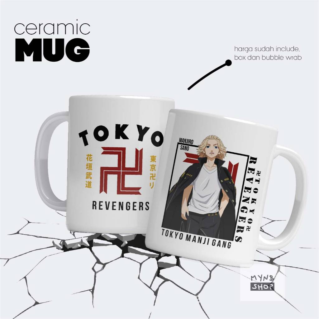 Jual Mug Tokyo Revengers Takemichi Manjiro Tokyo Manji Gang Cangkir ...