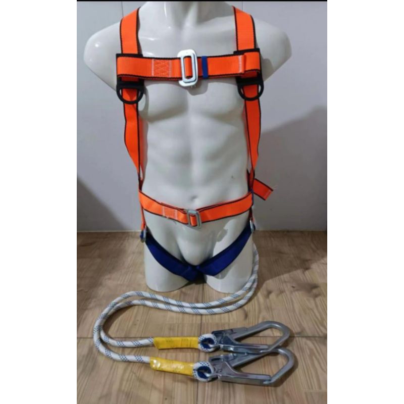 Jual Full Body Harness Single Hook & Double Hook with release belt ISG ...