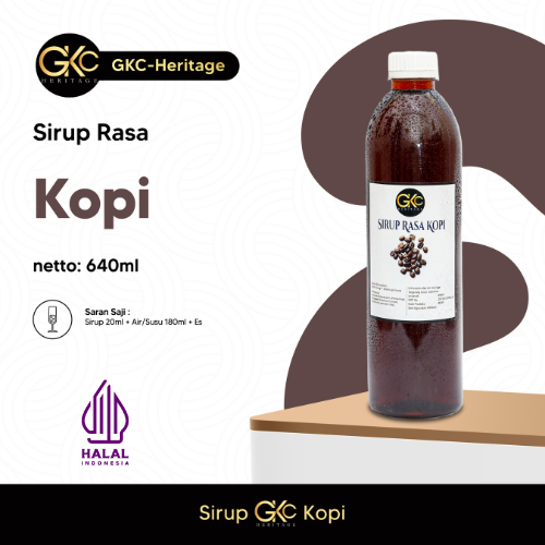 Jual Gkc Heritage Sirup Kopi - Syrup coffee 640ml | Shopee Indonesia