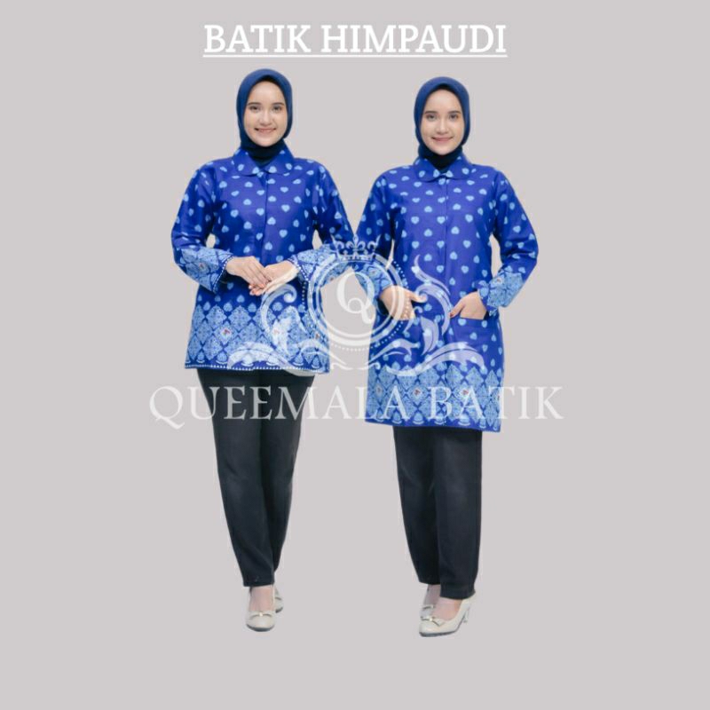 Jual BAJU BATIK HIMPAUDI GURU FURING DAN NON FURING HIMPAUDI KAIN BATIK ...