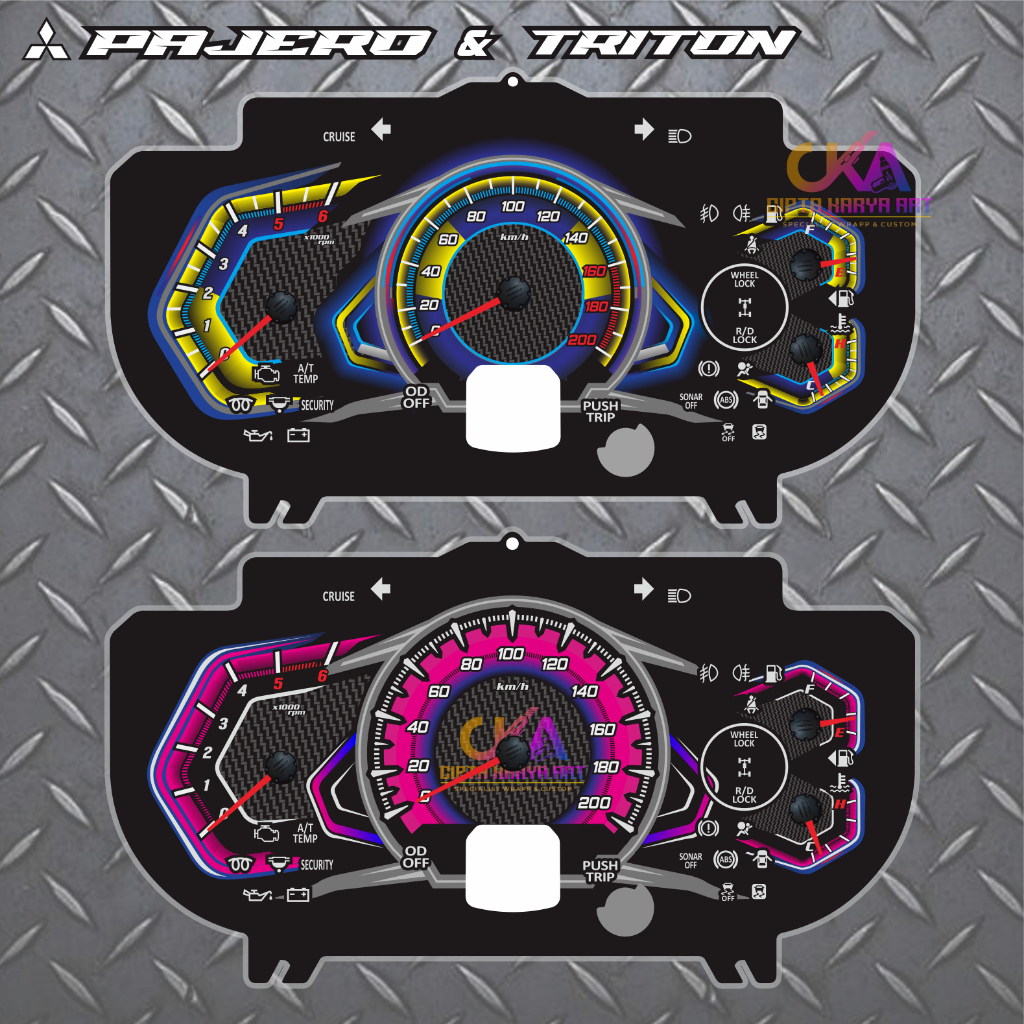 Jual speedometer mitsubishi pajero old dan triton papan panel variasi ...