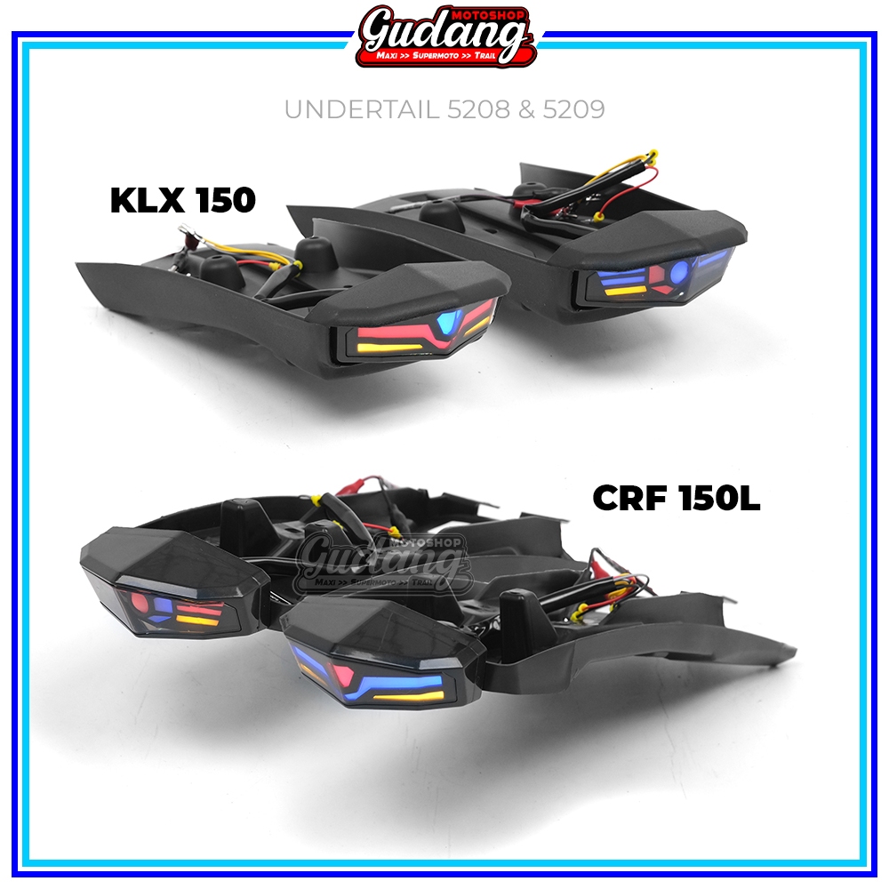 Jual Undertail Stoplamp Harvy Mx Spakbor Slebor Belakang Lampu Led 3IN1 5208 5209 CRF 150L KLX ...