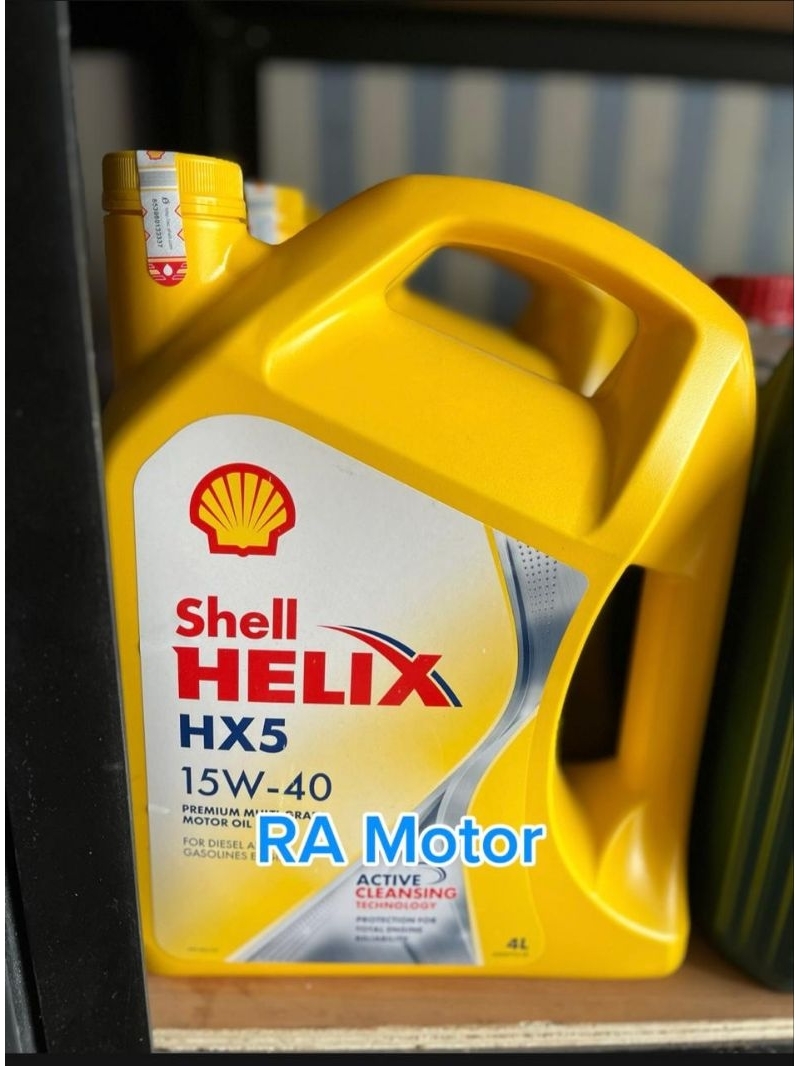 Jual Oli Shell Helix HX5 1L 4L | Shopee Indonesia