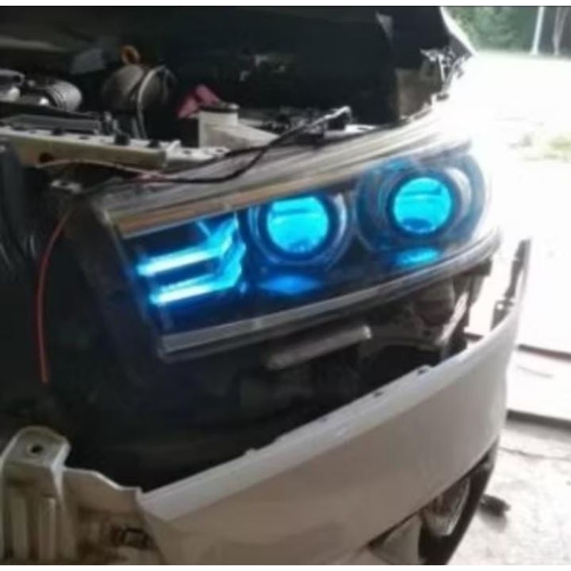 Jual Headlamp Innova Reborn modifikasi Double Projie BILED dan slim ...
