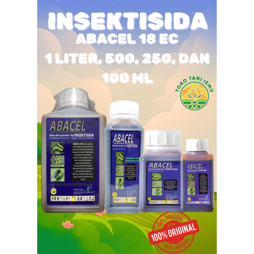 Jual INSEKTISIDA ABACEL 18 EC 100 ML 250 ML 500 ML 1 LITER | Shopee Indonesia