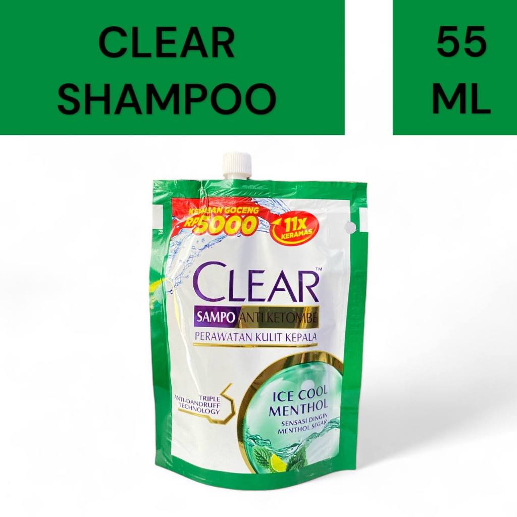 Jual CLEAR SAMPO ALL VARIAN KEMASAN EKONOMIS 55ML | Shopee Indonesia