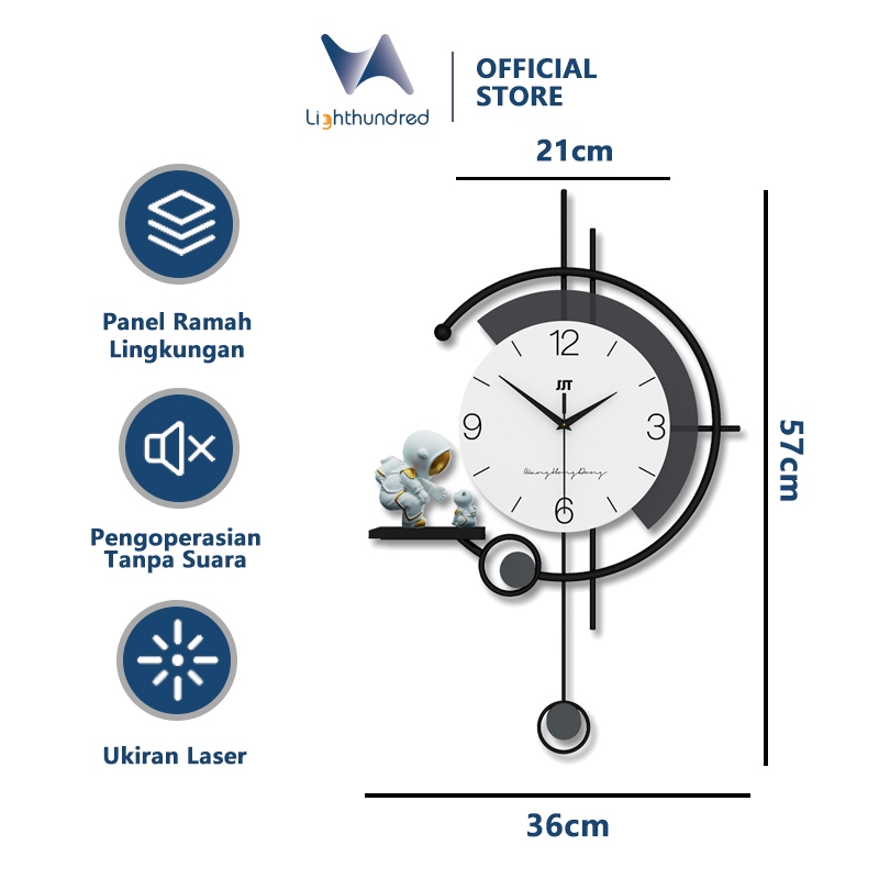 Jual Lighthundred Jam Dinding Untuk Kamar Tidur Ruang Tamu Dinding ...
