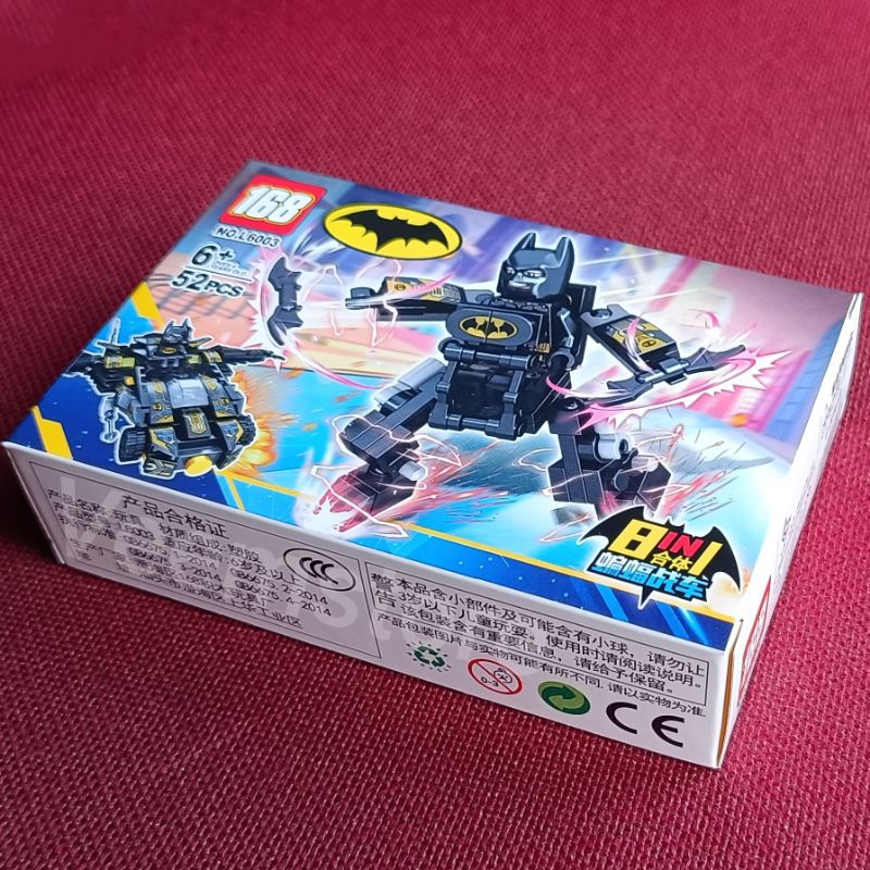 Jual Brick Block Puzzle Batman Batarang 52pcs [L6003-2] RB6 | Shopee ...