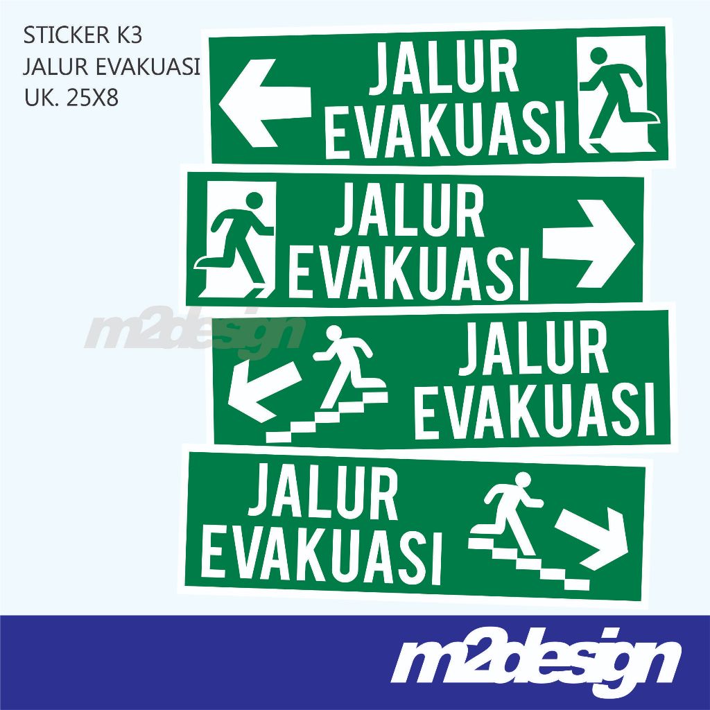 Jual STICKER K3 JALUR EVAKUASI | Shopee Indonesia