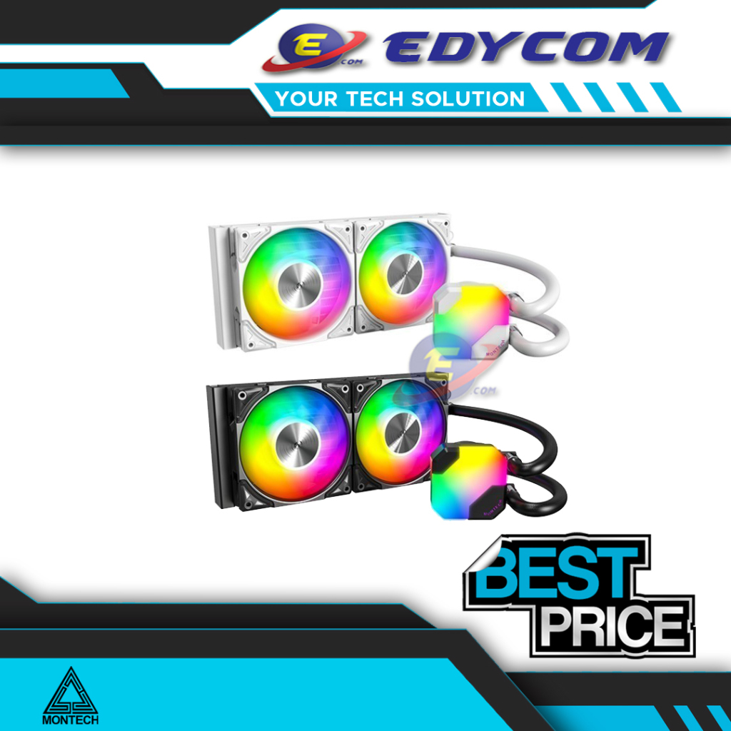 Jual MONTECH HYPERFLOW 240 ARGB - 240MM Liquid CPU Cooler | Shopee ...