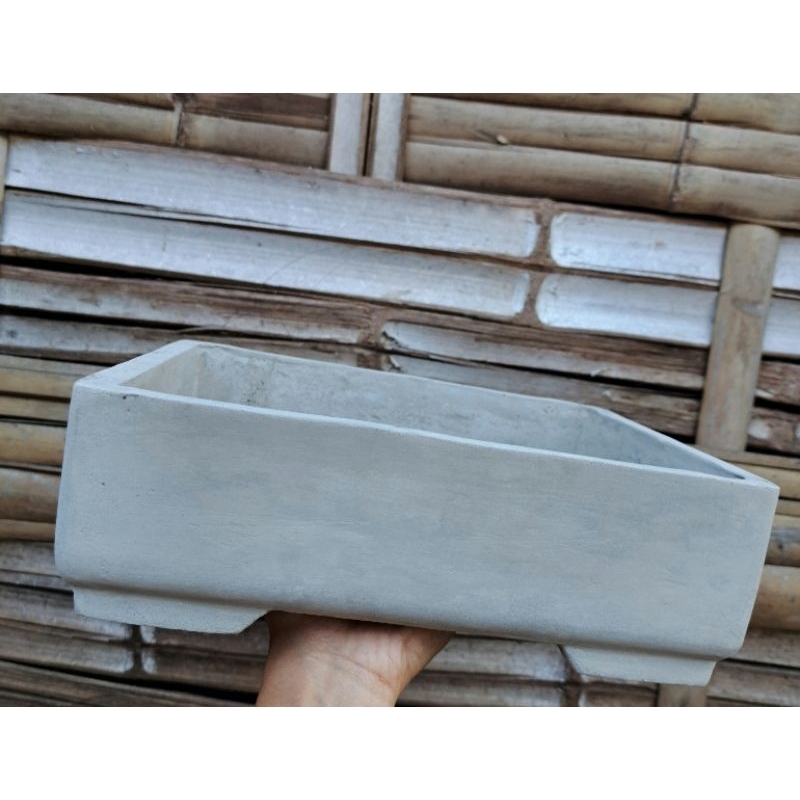 Jual pot semen medium mentahan/pot bonsai/pot bunga/pot bunga aesthetic ...