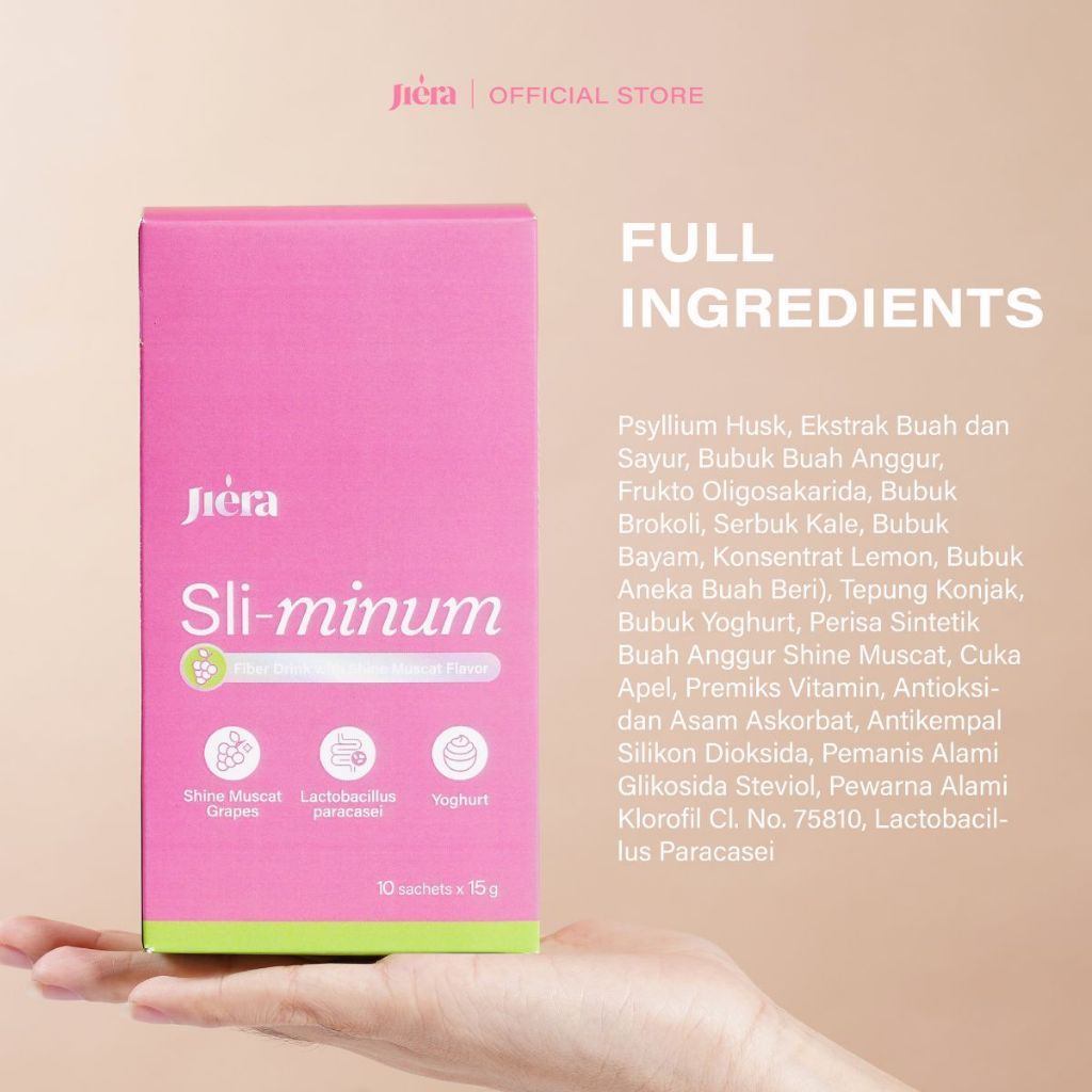Jual JIERA Sli-Minum Probiotic Drink with Shine Muscat Grape 10S ...