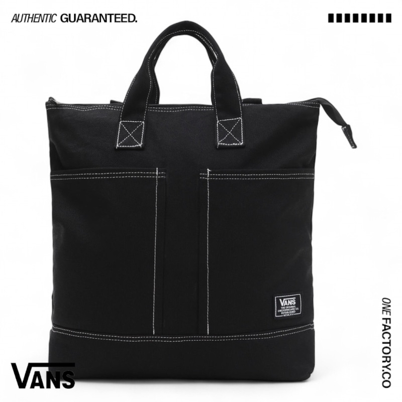 Jual Vans Daily Backpack Black - Misty Gray 14L 100%Original | Shopee ...