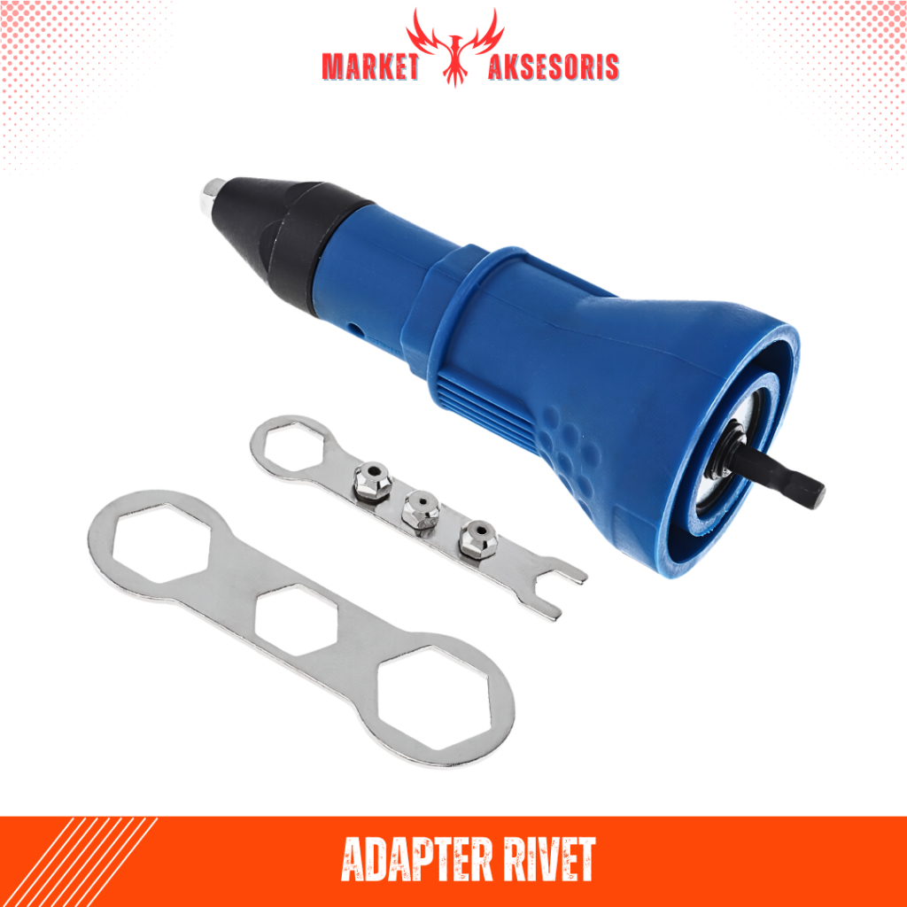 Jual Adapto Rivet Bor Tang Adapter Paku Rifet Konverter Alat Penyambung ...