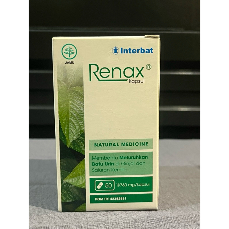 Jual Renax Botol Isi 50 kapsul-Interbat suplemen herbal untuk ginjal ...