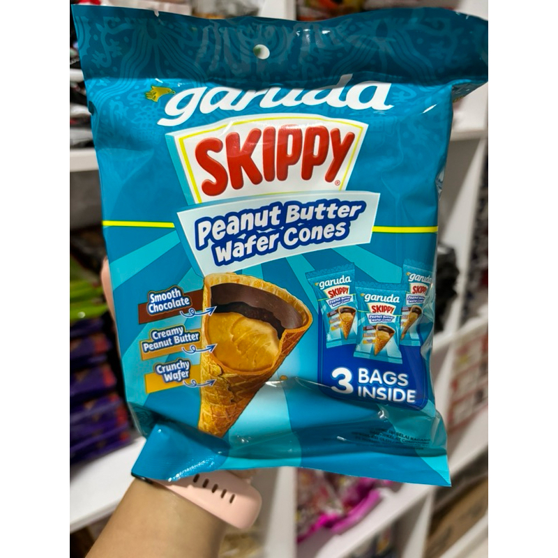 Jual Skippy Peanut Butter Wafer Cones 45gr | Shopee Indonesia