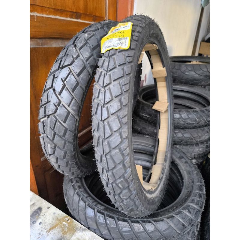 Jual BAN SET KLX IRC PIRELLI 18 21 DEPAN BELAKANG UKURAN 275 21 DAN 410 ...