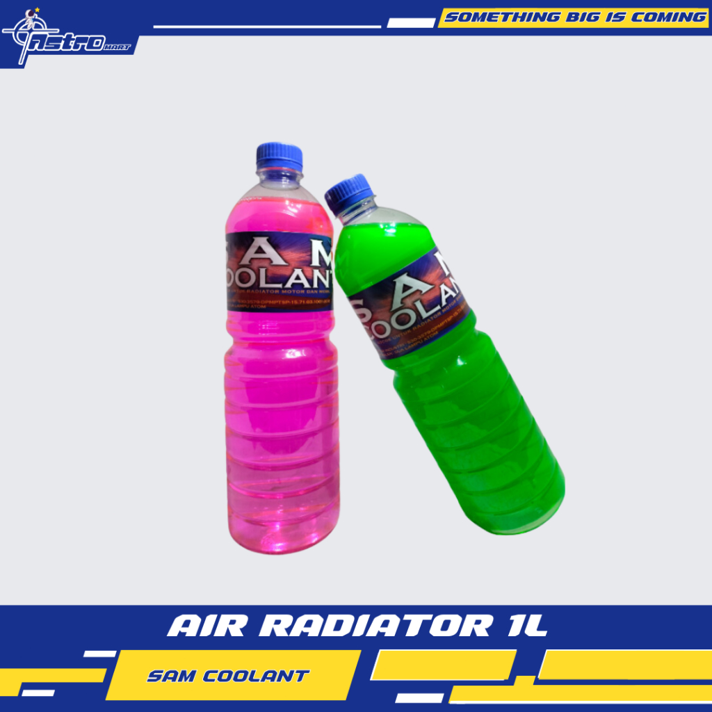 Jual AIR RADIATOR SAM COOLANT MOTOR MOBIL 1L / SAM COOLANT KUALITAS ...