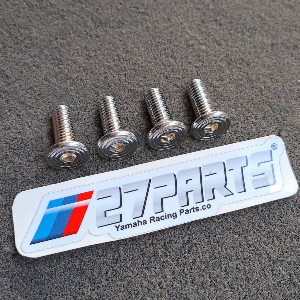 Jual BAUT SET DISC BRAKE RX KING MODEL SPINNER CHROME CUSTOM BAUT SET ...