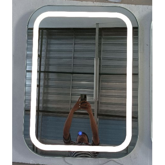 Jual cermin LED Touchscreen 60x70 | Cermin Rias | Cermin aesthetic ...