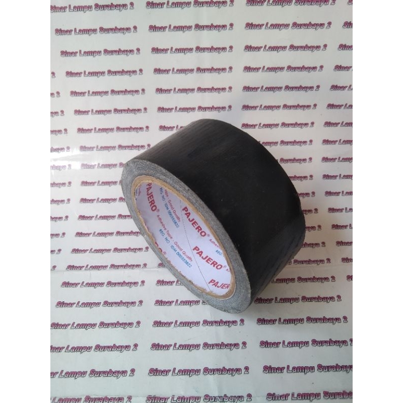 Jual Lakban isolasi kain warna hitam cloth tape best quality | Shopee ...