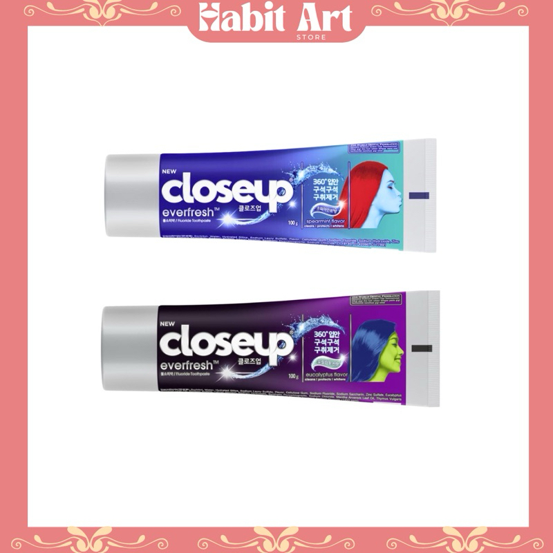 Jual Close Up Everfresh Fluoride Toothpaste | Pasta Gigi Korea 100 Gram ...