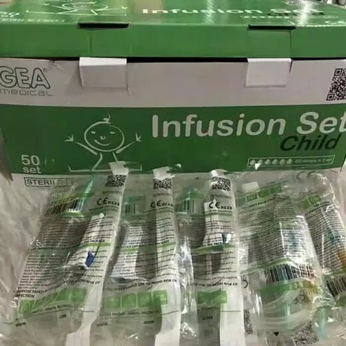 Jual Infuset Set GEA Anak / Pcs / satuan /Infuset Set GEA / Anak dan ...