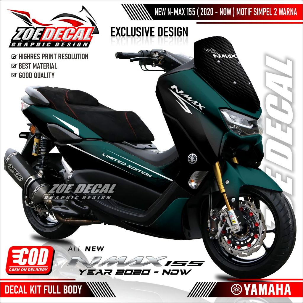 Jual Terbaru Decal FULL BODY New NMAX 155 / N MAX New 2020 Motif ...