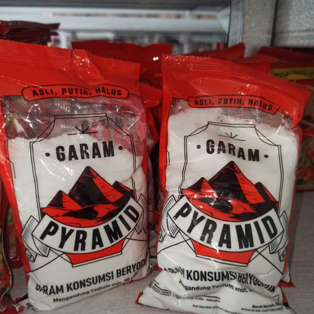 Jual Pyramid Garam Meja/Dapur | Garam Beryodium | Garam Meja Halus ...