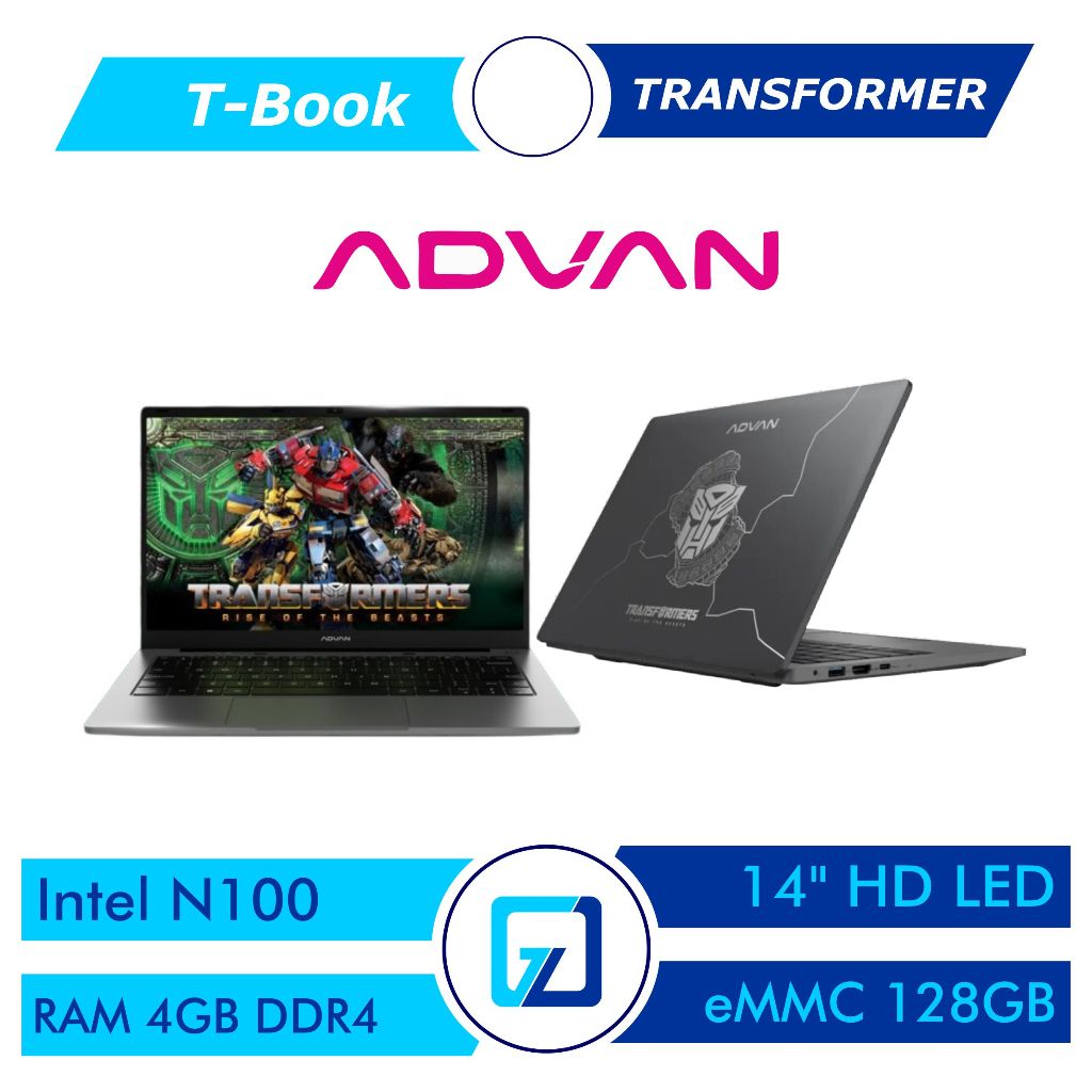 Jual Advan TBOOK X TRANSFORMER Intel N100 4GB 128GB 14 Inch HD Win 11 ...
