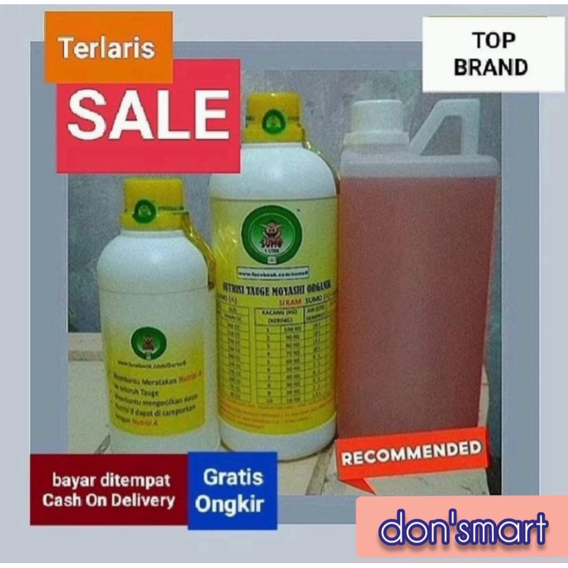 Jual SUMO Cair A & B + Obat Merah Campuran ( 1 liter ) | ASLI ...