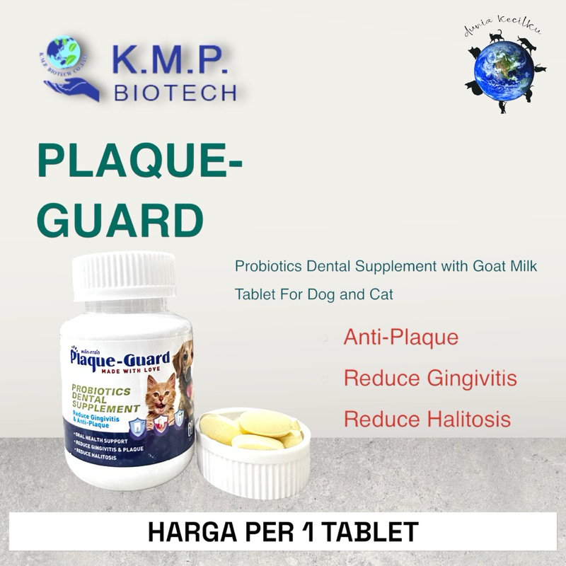 Jual Plaque Guard Probiotics Tablet With Goat Milk - Antiplak ...