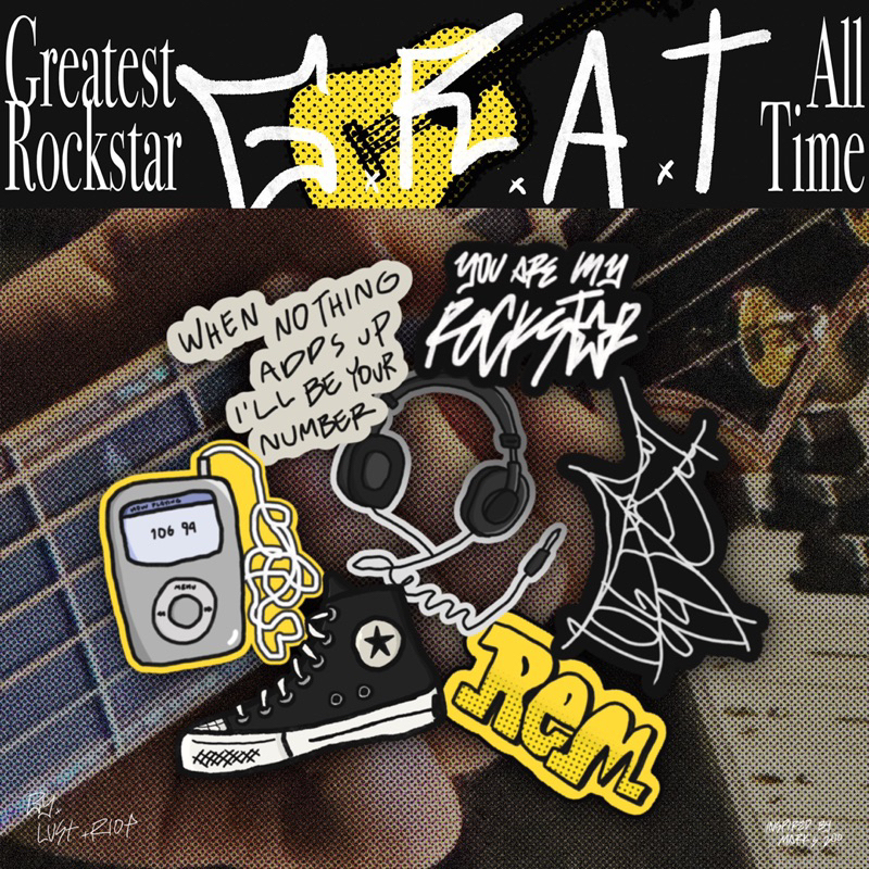Jual Mark ; Greatest Rockstar All Time sticker pack | Shopee Indonesia
