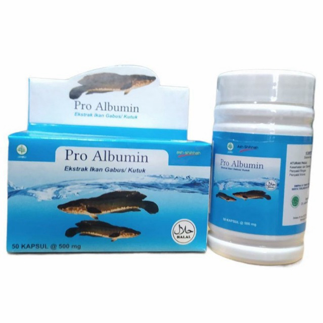 Jual Pro Albumin Ekstrak Ikan Gabus / Kutuk - Kapsul Albumin Ikan Gabus | Shopee Indonesia