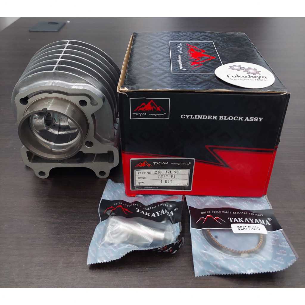 Jual Takayama Cylinder Block Assy Set SIlinder Seher Seker Boring Blok + Piston + Ring Honda ...