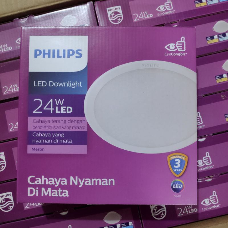 Jual PHILIPS Led downlight / lampu panel Meson cahaya putih | Shopee ...