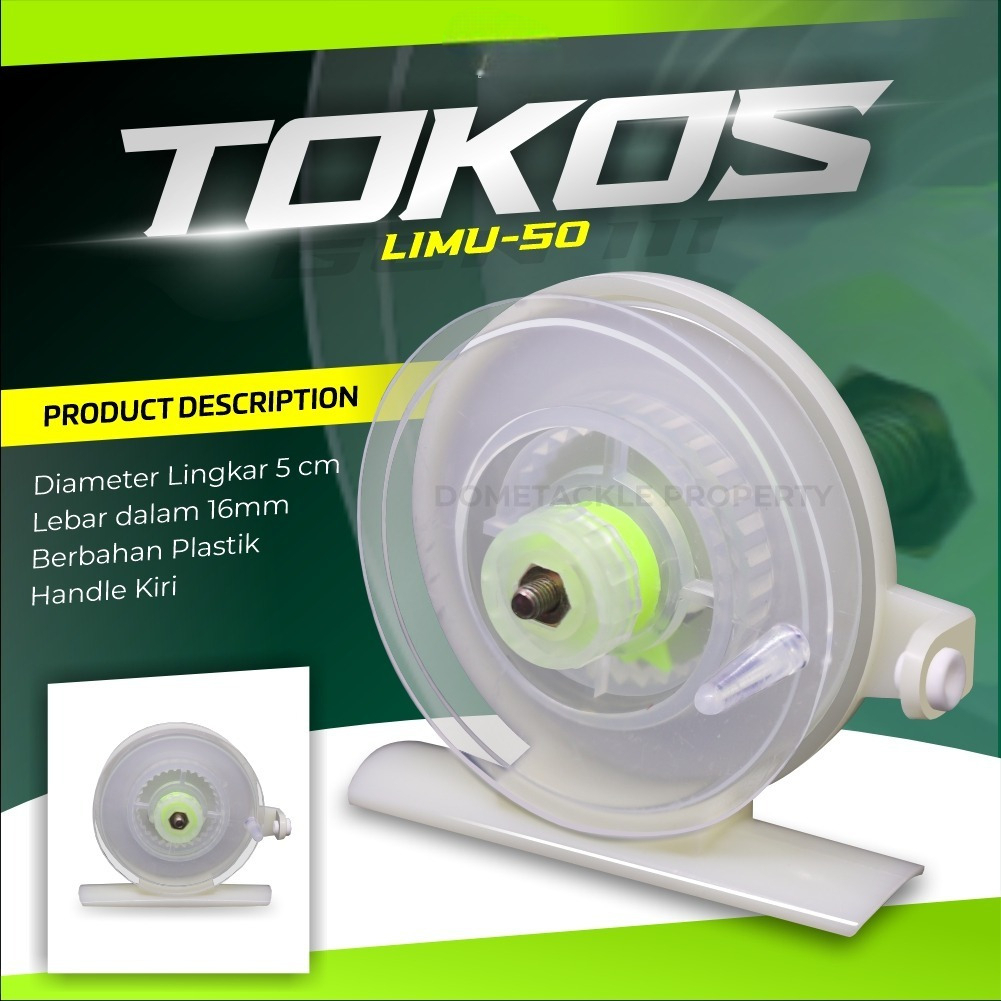 Jual Reel Tokos Mini QY-60 Reel Pancing Tegek Copper Mandrel 48 gr Reel ...