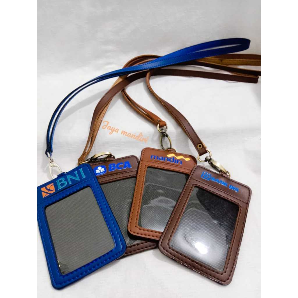 Jual Id Card Holder Kulit Name Tag Holder BRI BCA MANDIRI BNI TERBARU ...