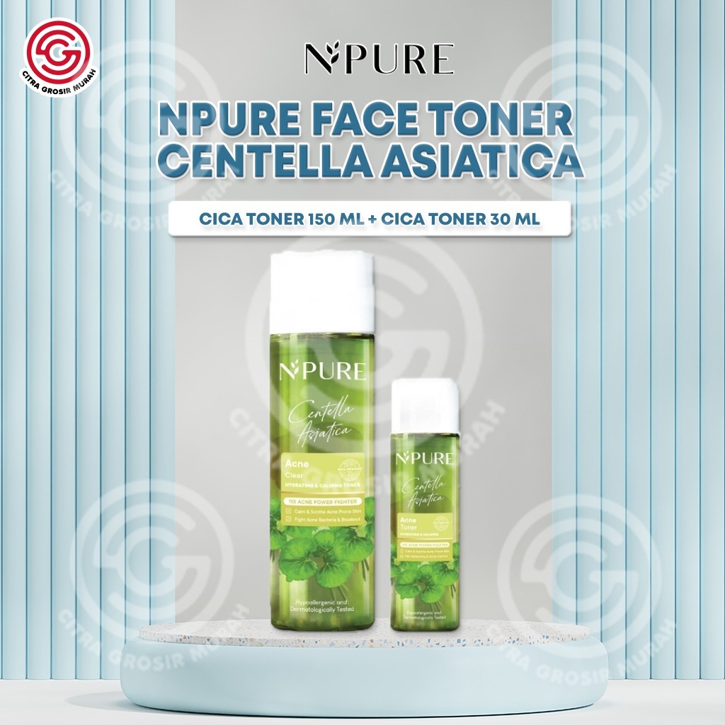 Jual NPURE Cica Acne Toner 30ml & 150ml || Npure Acne Toner || Toner ...