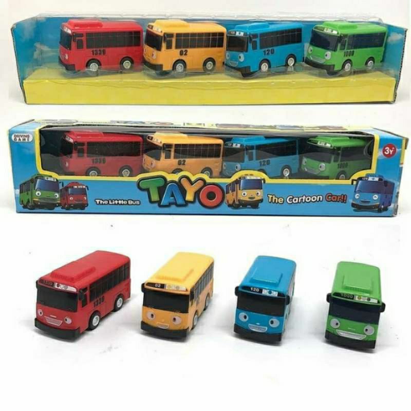 Jual MAINAN ANAK MOBIL TAYO THE LITTLE BUS isi 4 2088-4A | Shopee Indonesia