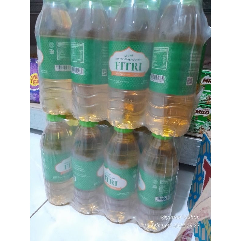 Jual MINYAK GORENG FITRI BOTOL 400ML 1 KRAT ISI 12 | Shopee Indonesia