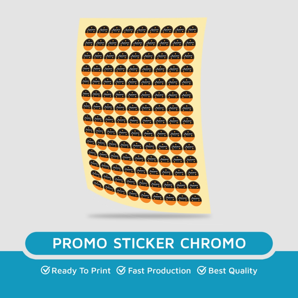 Jual DSPRINTING - Cetak Sticker Custom Chromo Label Makanan, label ...