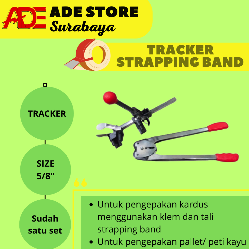 Jual Tracker Tali Strapping Band (Alat Klem) | Shopee Indonesia