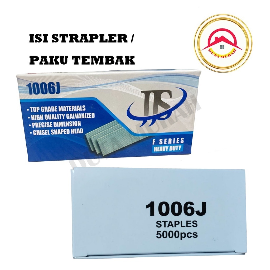 Jual Isi Straples / Isi Strapler Tembak 1006 J Paku Tembak (6mm ...