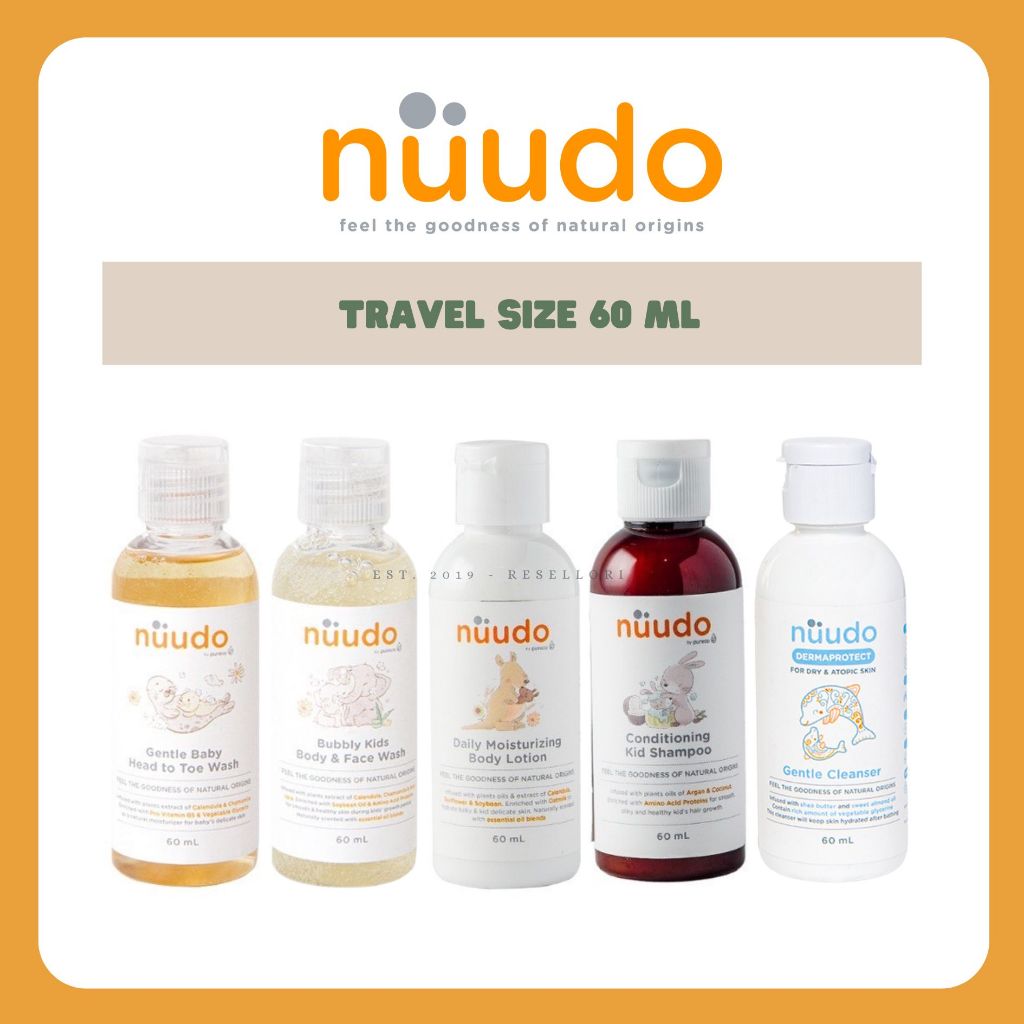 Jual NUUDO by Pureco Baby & Kids Care Travel Size 60 ML | Shopee Indonesia