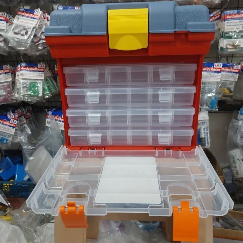 Jual TOOL BOX TAMIYA TIDY / KOTAK PERKAKAS DENGAN 4 LAYER ORGANIZER ...