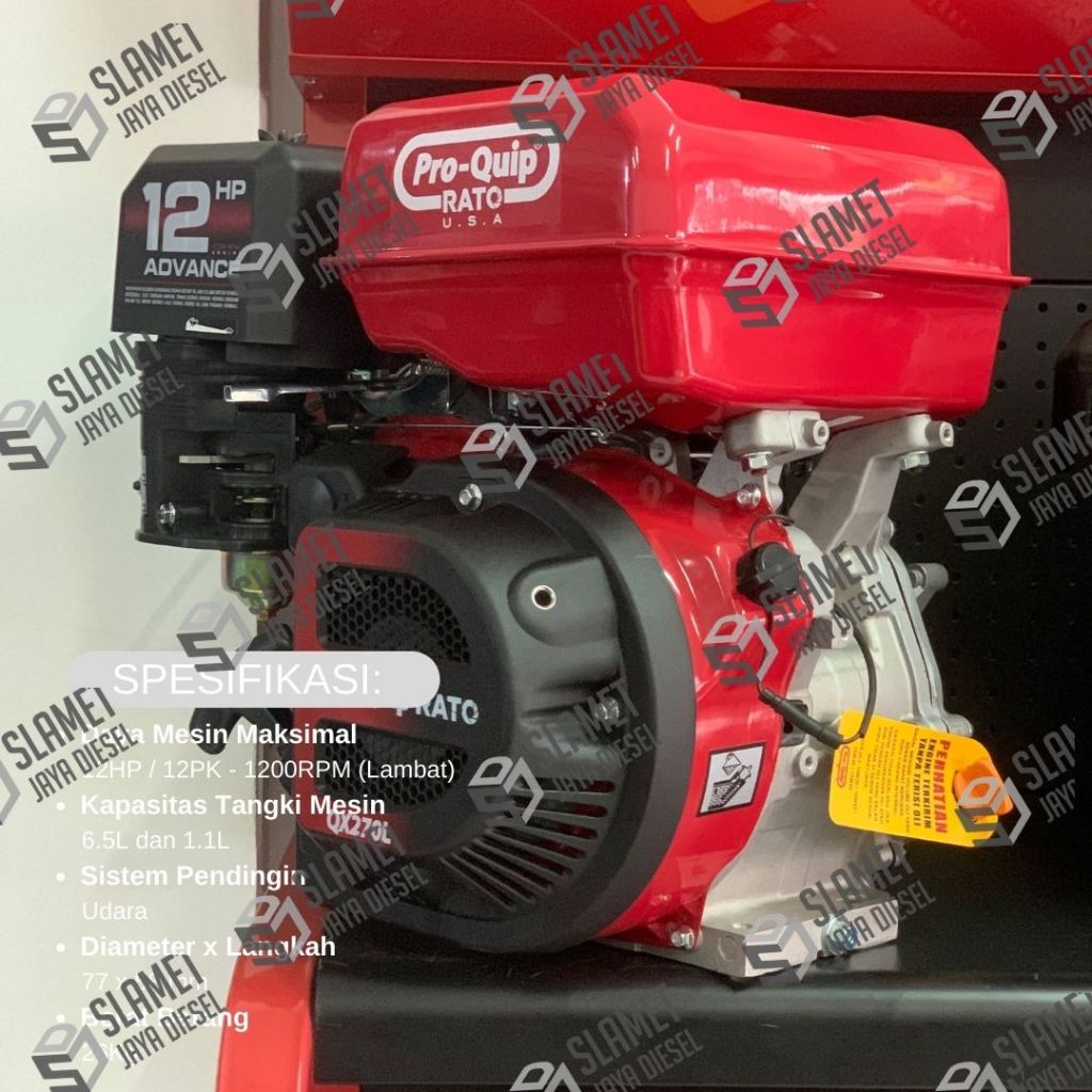 Jual Engine Pro-Quip USA QX270L - 12HP (Putaran Lambat) | Shopee Indonesia