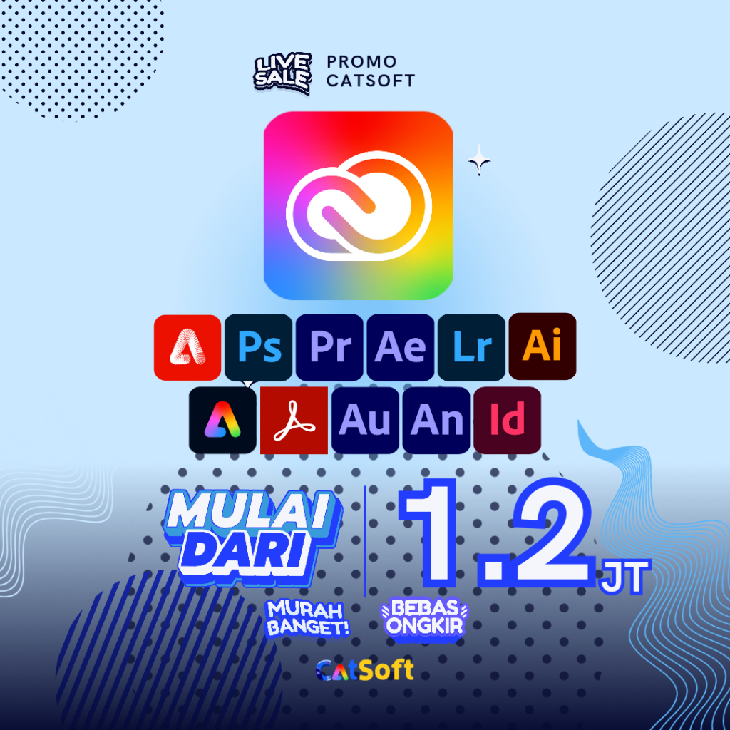 Jual Langganan Adobe Creative Cloud All Apps Original 1 Tahun - for ...